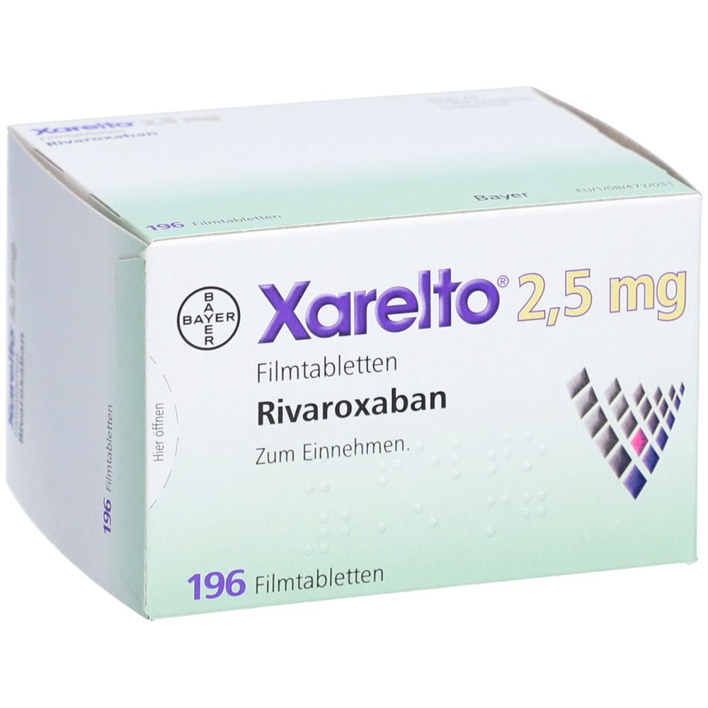 Xarelto® 2,5 mg 1x196 St - shop-apotheke.com