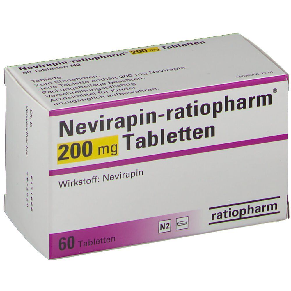 Nevirapin-ratiopharm® 200 mg 60 St - shop-apotheke.com