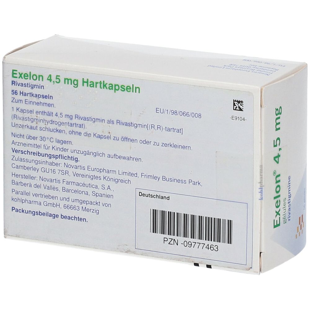 Exelon 4,5 mg 56 St - shop-apotheke.com