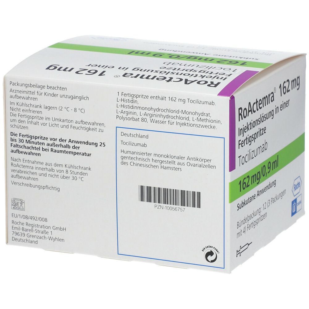RoActemra® 162 mg 12 St - shop-apotheke.com