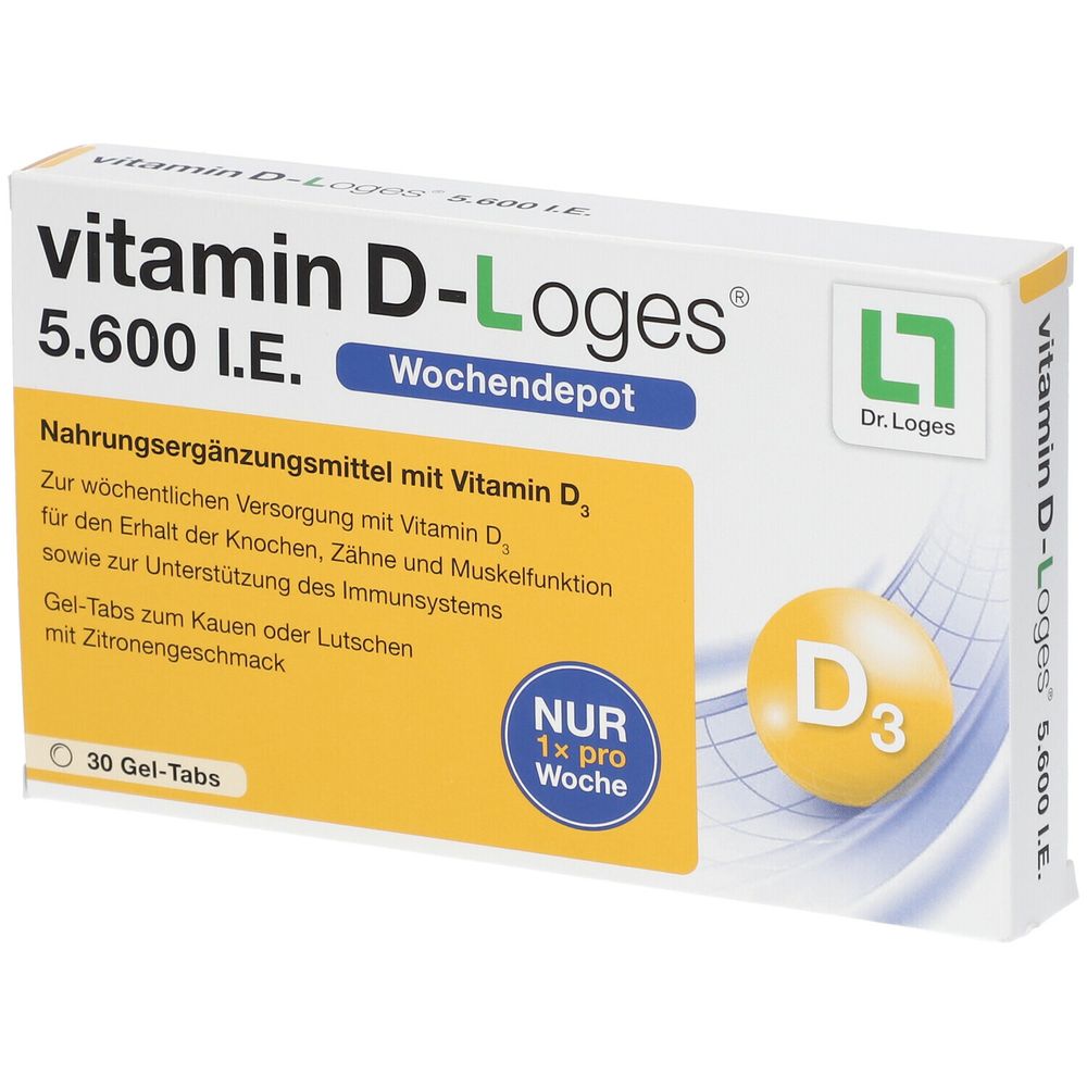 vitamin D-Loges® 5.600 I.E. 30 St - shop-apotheke.com