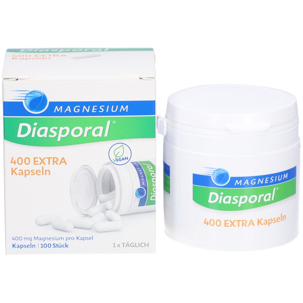 Magnesium-Diasporal® 400 EXTRA Kapseln 100 St - shop-apotheke.com
