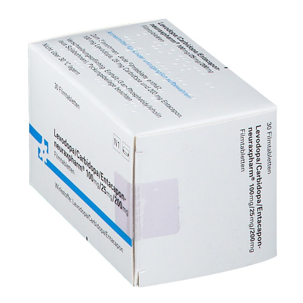 Levodopa/Carbidopa/Entacapon-neuraxpharm® 100 mg/25 mg/200 mg 30 St ...