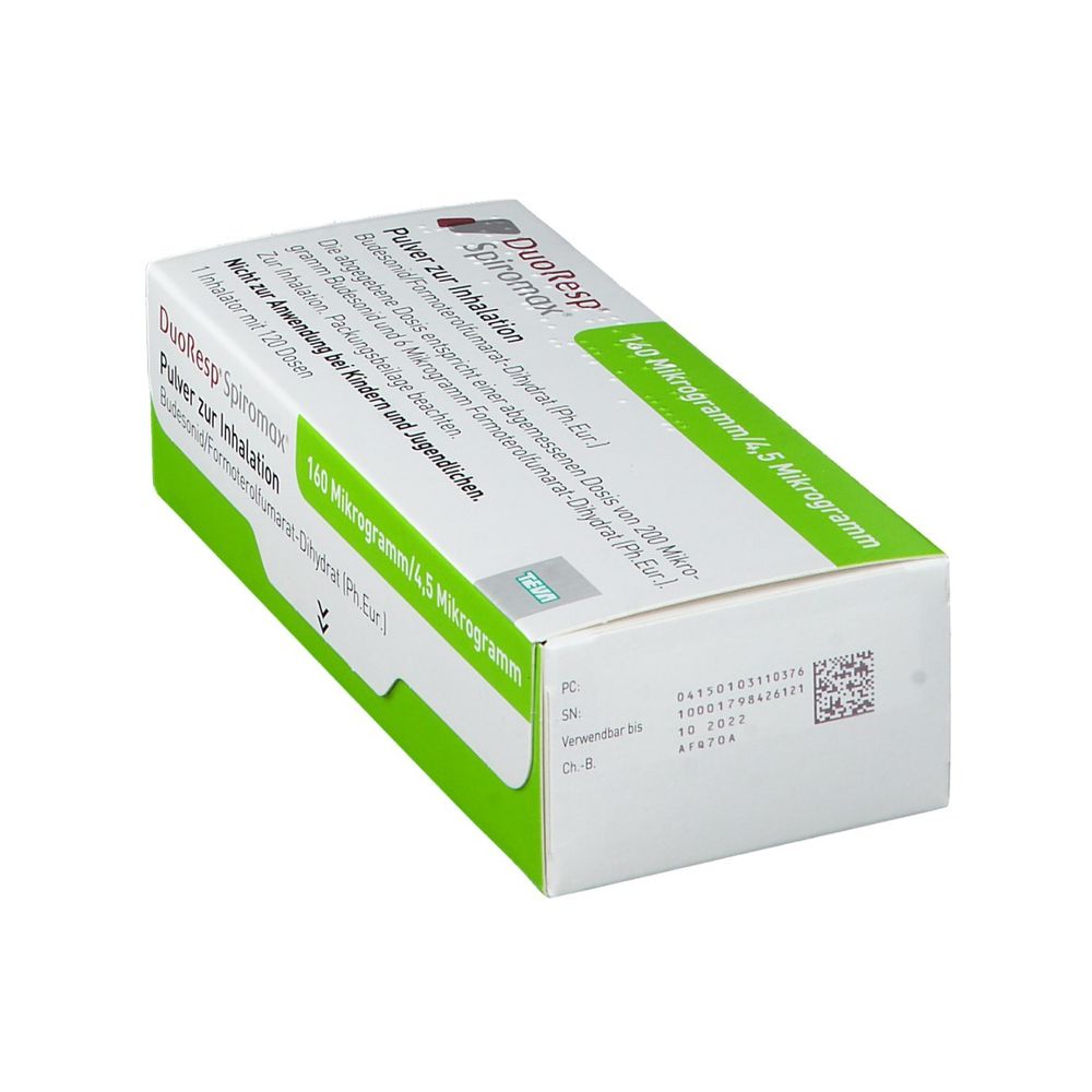 DuoResp® Spiromax® 160 µg/4,5 µg 1 St - shop-apotheke.com