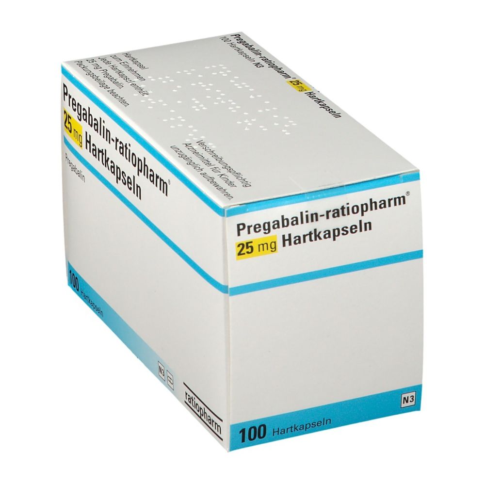 Pregabalin-ratiopharm® 25 mg 100 St - shop-apotheke.com