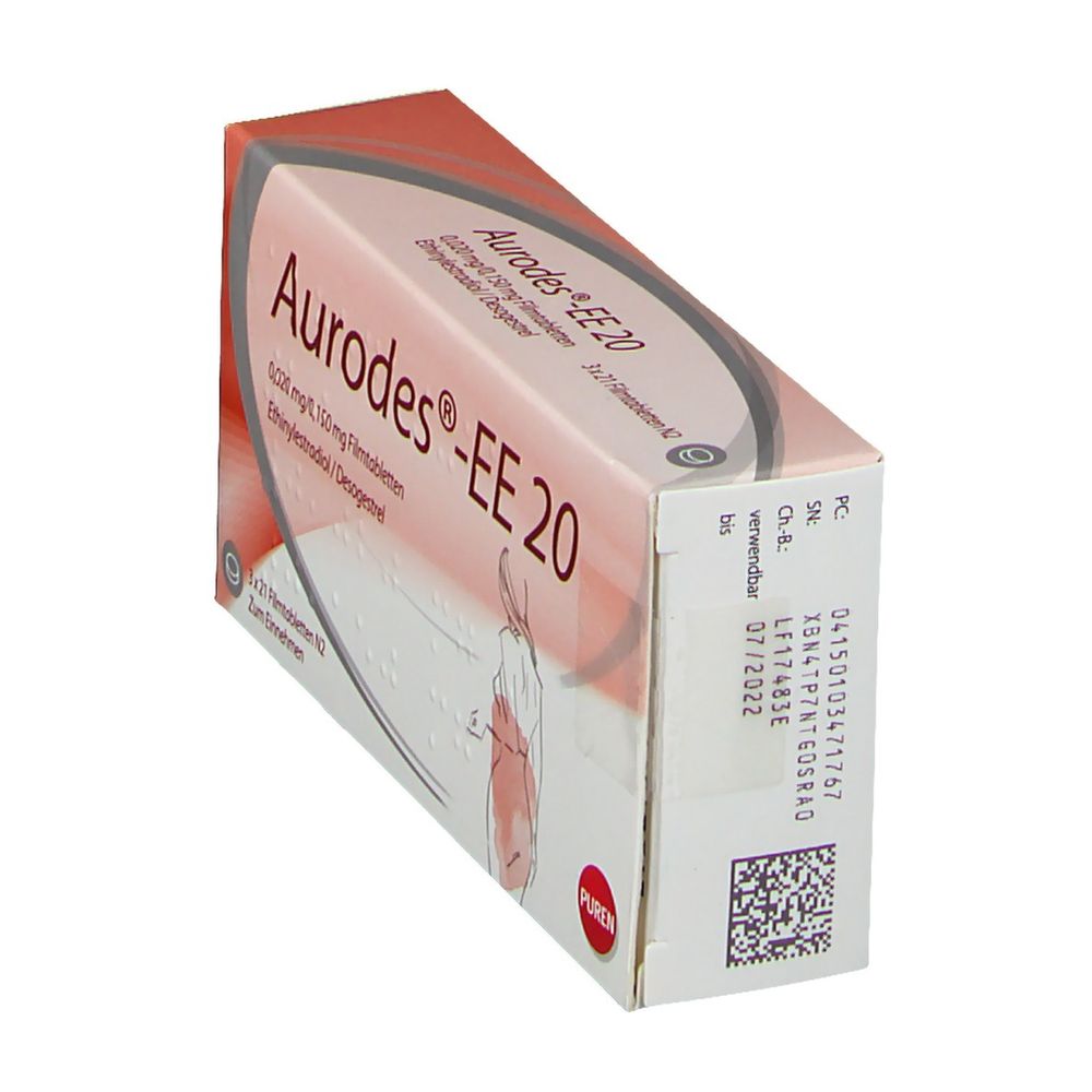 Aurodes®-EE 20 0,020 mg/0,150 mg 3x21 St - shop-apotheke.com
