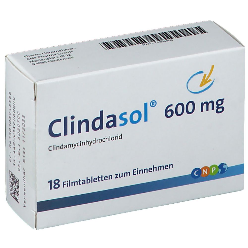 Clindasol® 600 mg 18 St - shop-apotheke.com