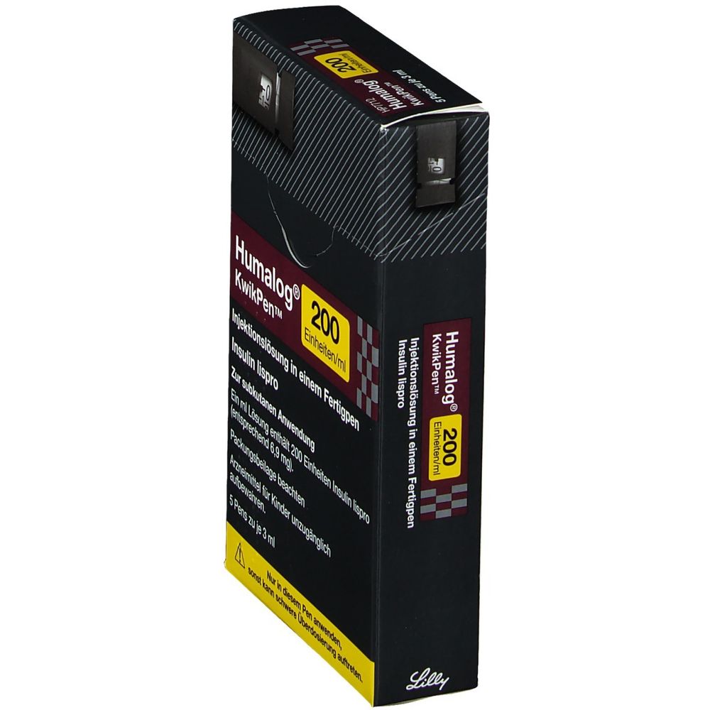 Humalog® KwikPen™ 200 Einheiten/ml 5x3 ml - shop-apotheke.com