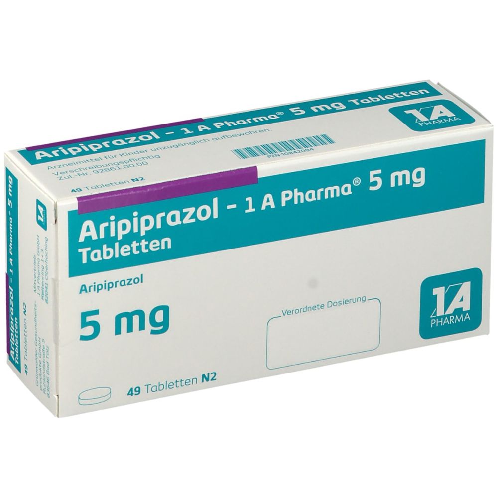 Aripiprazol - 1 A Pharma® 5 mg 49 St - shop-apotheke.com