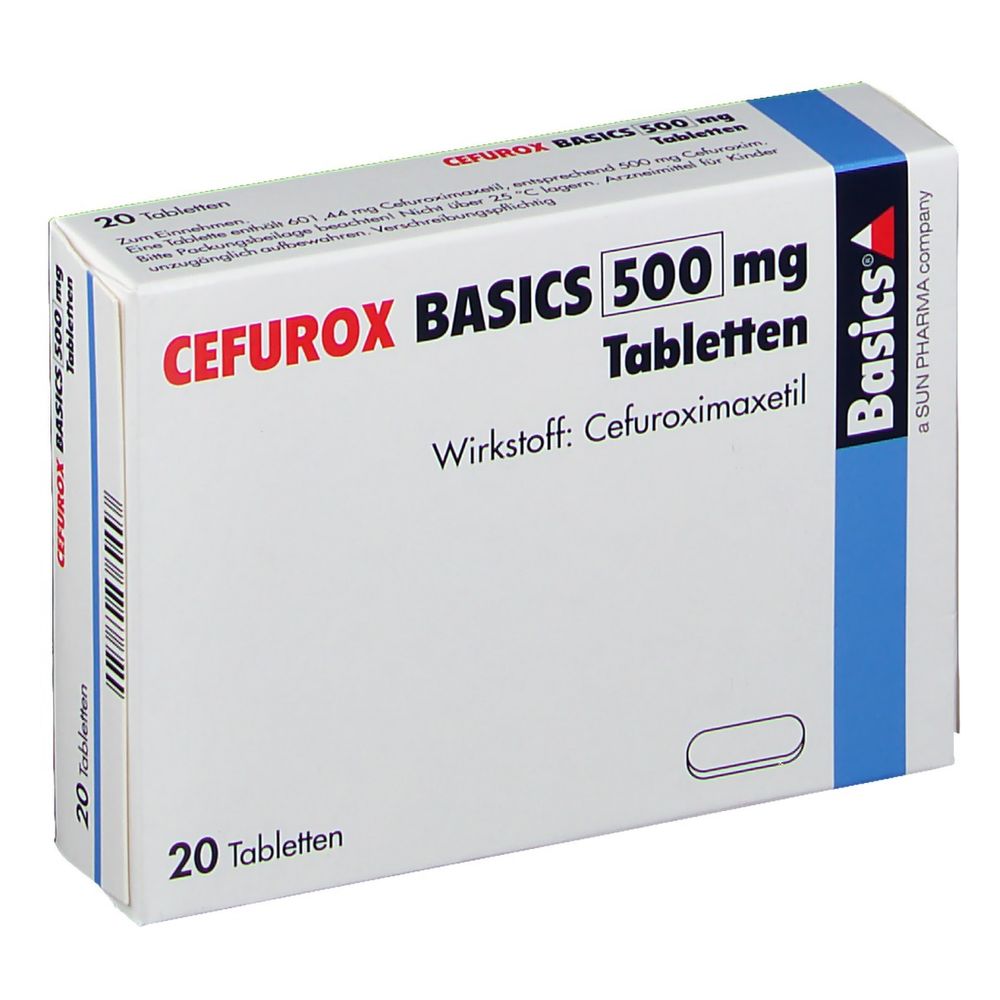 CEFUROX BASICS 500 mg 20 St - shop-apotheke.com