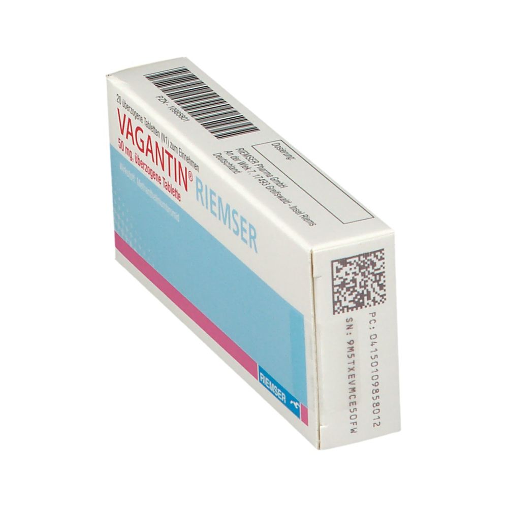 VAGANTIN® RIEMSER 50 mg 20 St - shop-apotheke.com