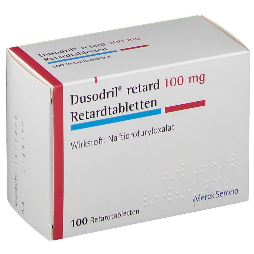 DUSODRIL RETARD 100MG 100 St - shop-apotheke.com