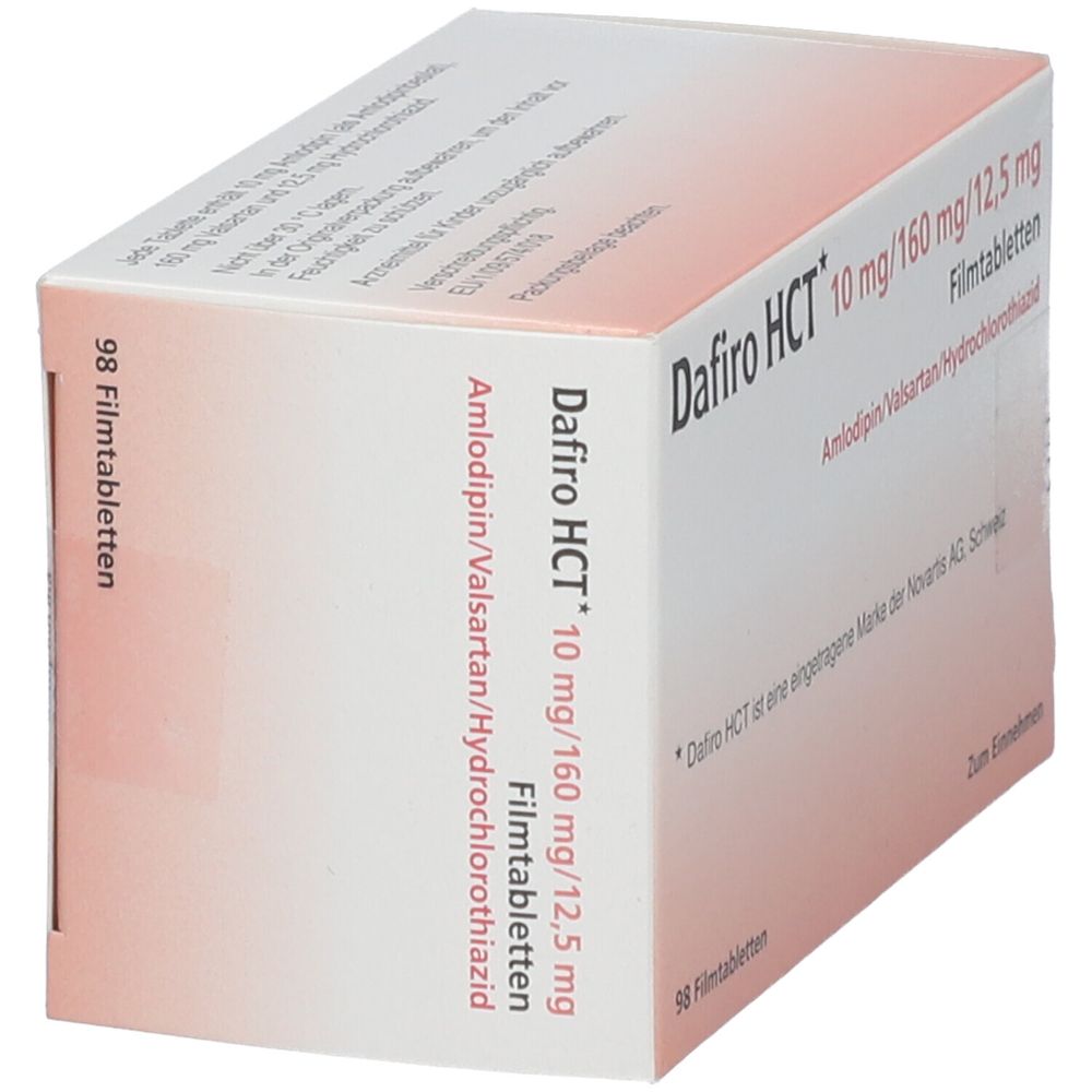 Dafiro HCT 10 mg/160 mg/12,5 mg 98 St - shop-apotheke.com