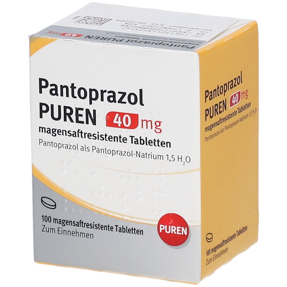 Pantoprazol PUREN 40 mg 100 St - shop-apotheke.com