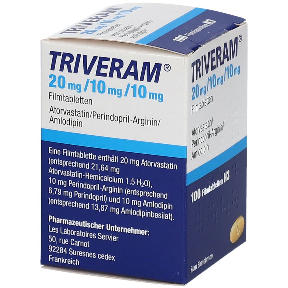 TRIVERAM® 20 mg/ 10 mg/ 10 mg 100 St - shop-apotheke.com