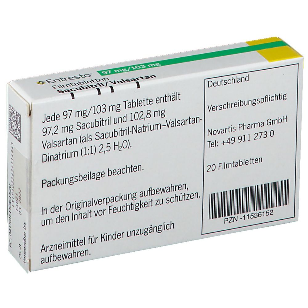Entresto® 97 mg/103 mg 20 St - shop-apotheke.com