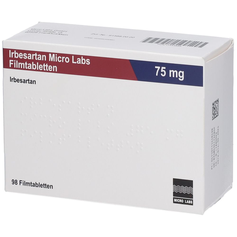 Irbesartan Micro Labs 75 mg 98 St - shop-apotheke.com