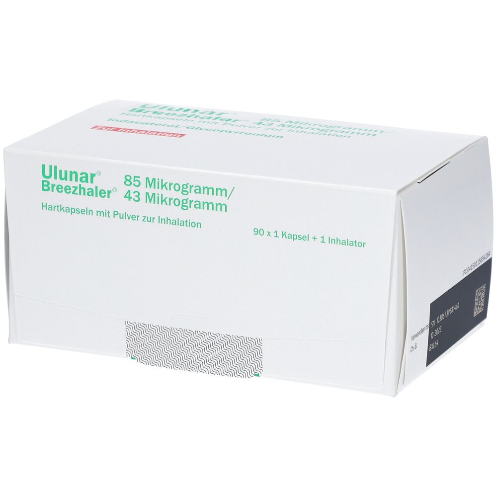 Ulunar® Breezhaler® 85 µg/43 µg 90 St - shop-apotheke.com