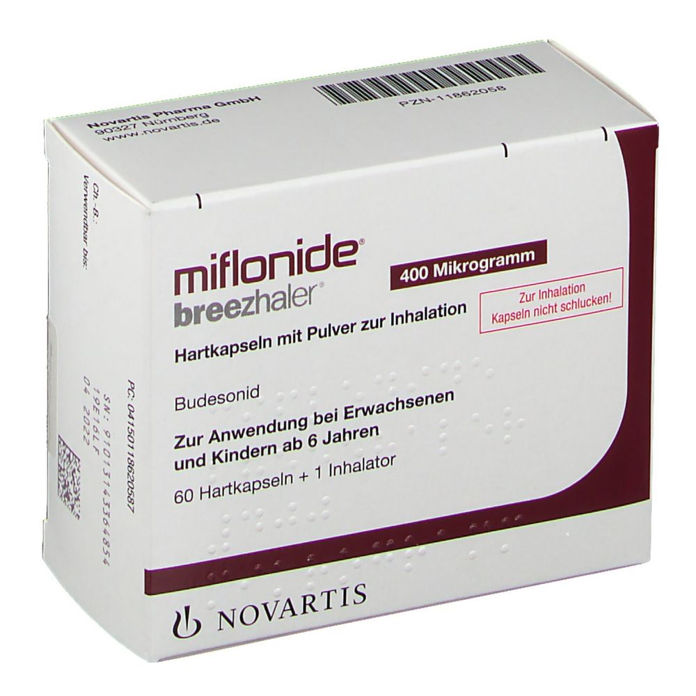 miflonide® breezhaler® 400 µg 60 St - shop-apotheke.com