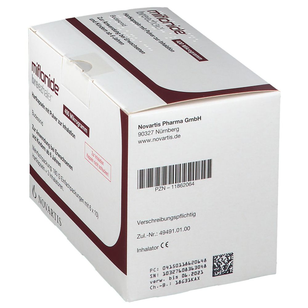 miflonide® breezhaler® 400 µg 3x60 St - shop-apotheke.com