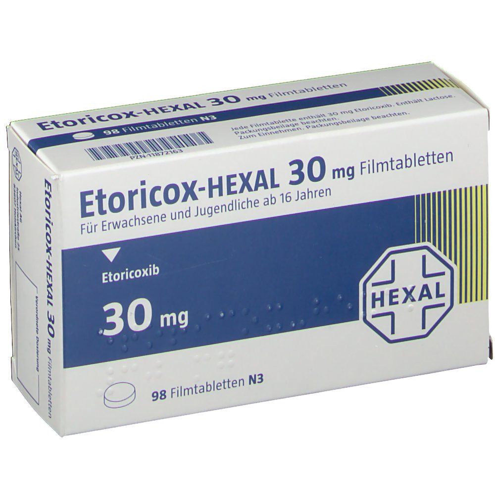 Etoricox-HEXAL 30 mg 98 St - shop-apotheke.com