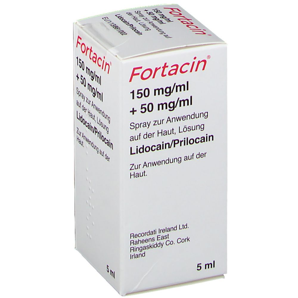 FORTACIN 150 mg/ml + 50 mg/ml Spray z.Anw.a.Hau.Rx 5 ml - shop-apotheke.com