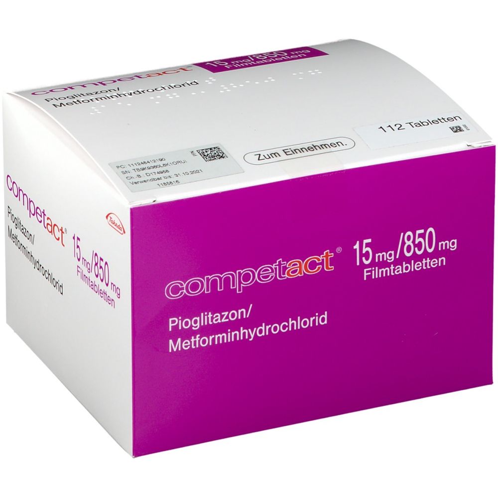 competact® 15 mg/850 mg 112 St - shop-apotheke.com