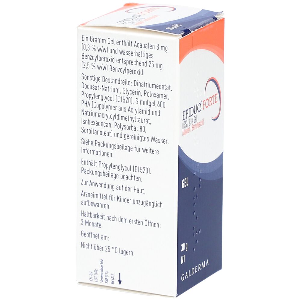 EPIDUO® FORTE 0,3 %/2,5 % 30 g - shop-apotheke.com
