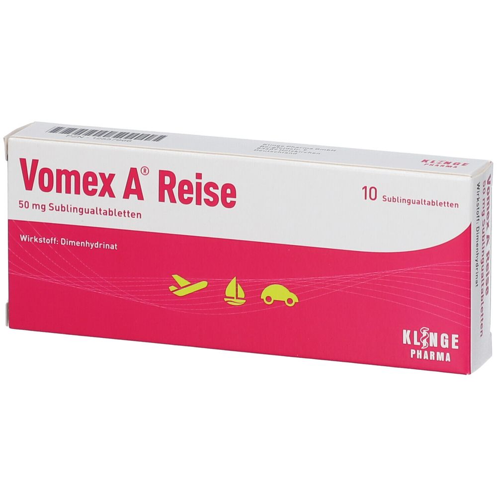Vomex A® Reise 50 mg 10 St - shop-apotheke.com