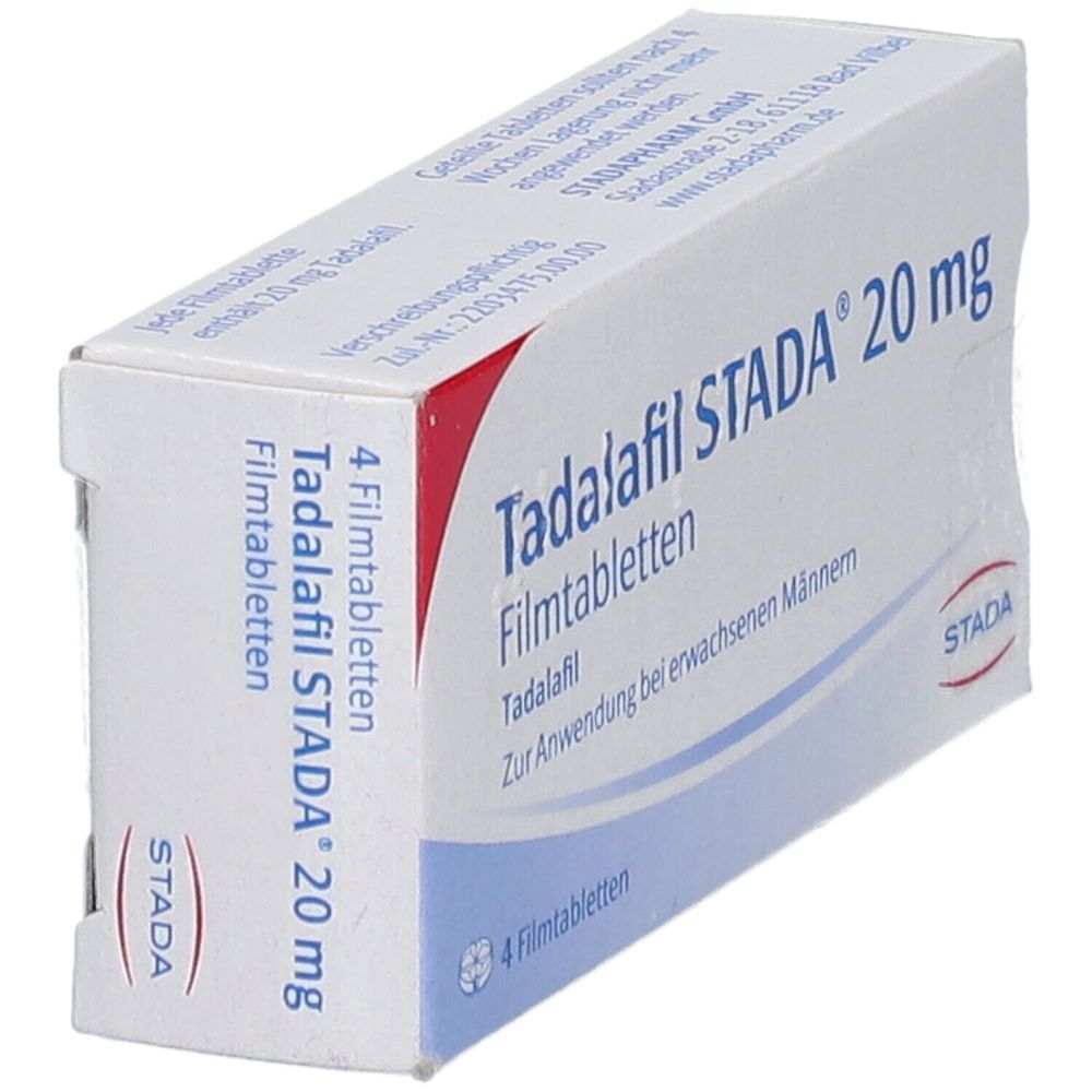 Tadalafil STADA® 20 mg 4 St - shop-apotheke.com
