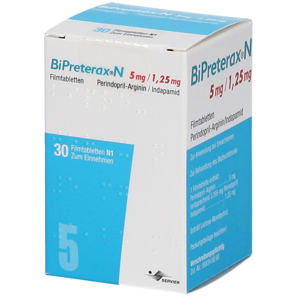 Bipreterax N 5 mg/1,25 mg 30 St - shop-apotheke.com
