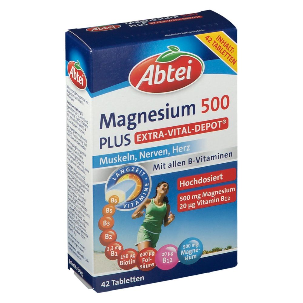 Abtei Magnesium 500 Plus Extra-Vital-Depot® 42 St - shop-apotheke.com