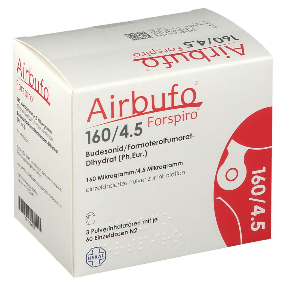 Airbufo® Forspiro® 160 µg/4,5 µg 3 St - shop-apotheke.com