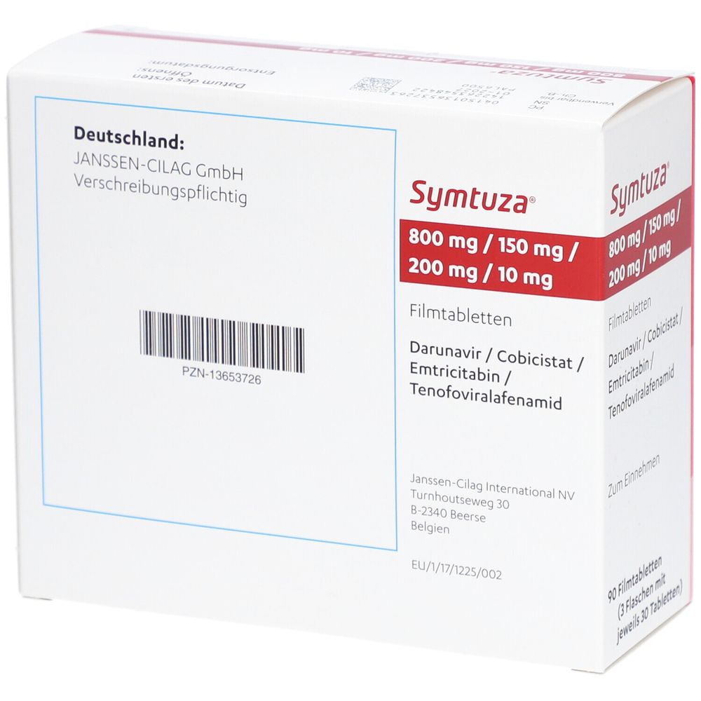 Symtuza® 800 mg/150 mg/200 mg/10 mg 90 St - shop-apotheke.com