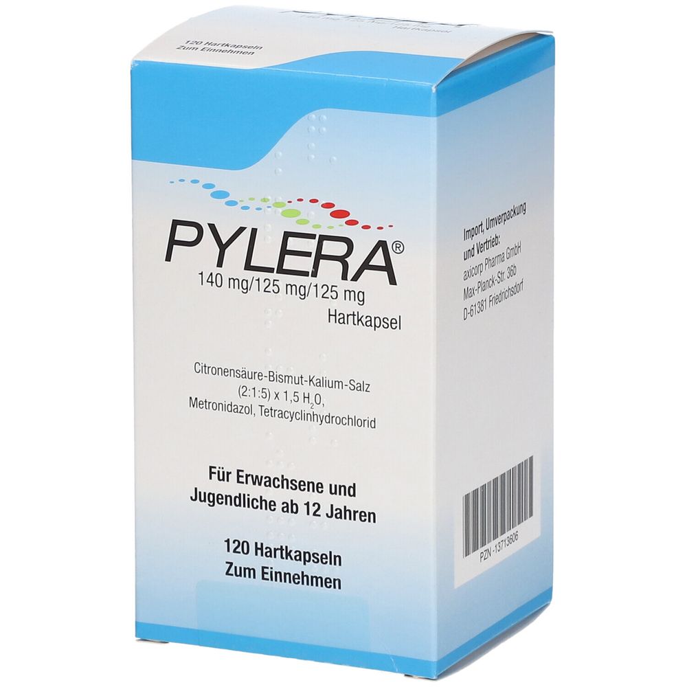 Pylera 140 mg/125 mg/125 mg 120 St - shop-apotheke.com