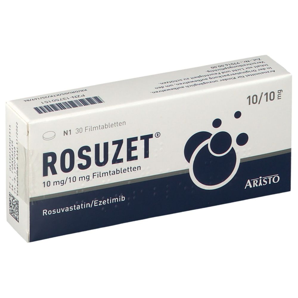 Rosuzet Aristo® 10 mg/10 mg 30 St - shop-apotheke.com