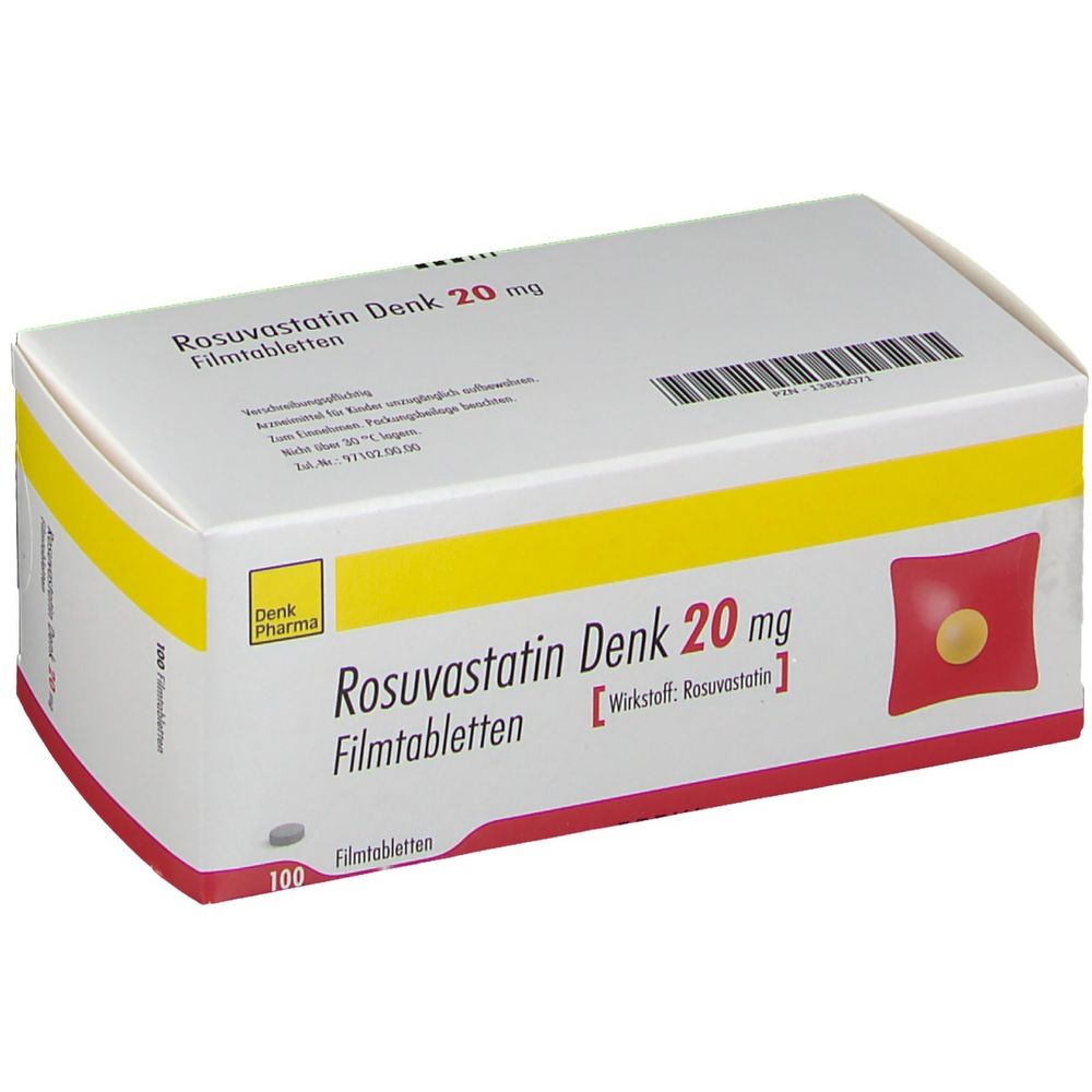 Rosuvastatin Denk 20 mg 100 St - shop-apotheke.com