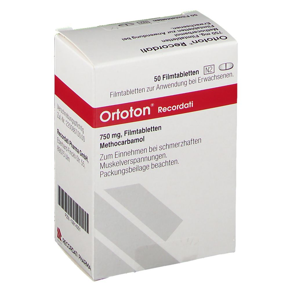 Ortoton® Recordati 750 mg 50 St - shop-apotheke.com