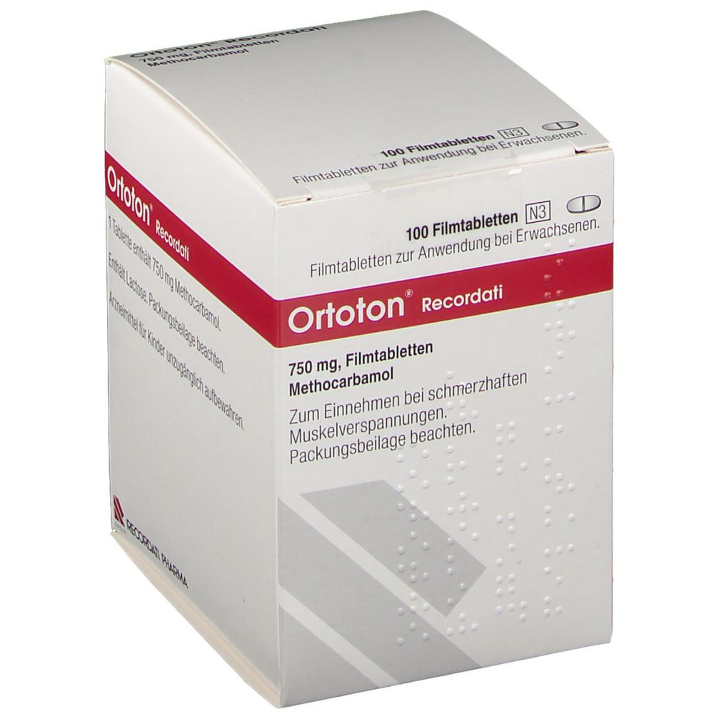 Ortoton® Recordati 750 mg 100 St - shop-apotheke.com