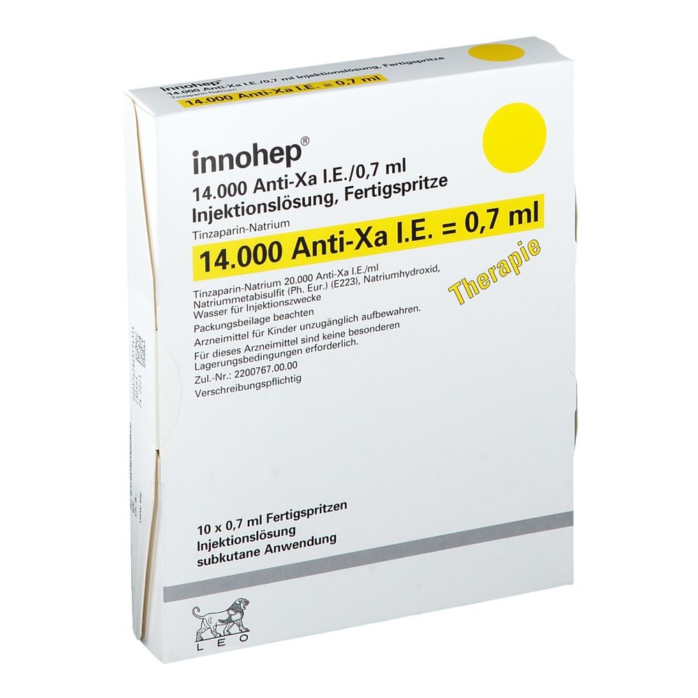 Innohep® 14.000 Anti-Xa I.E./0,7 ml 10 St - shop-apotheke.com