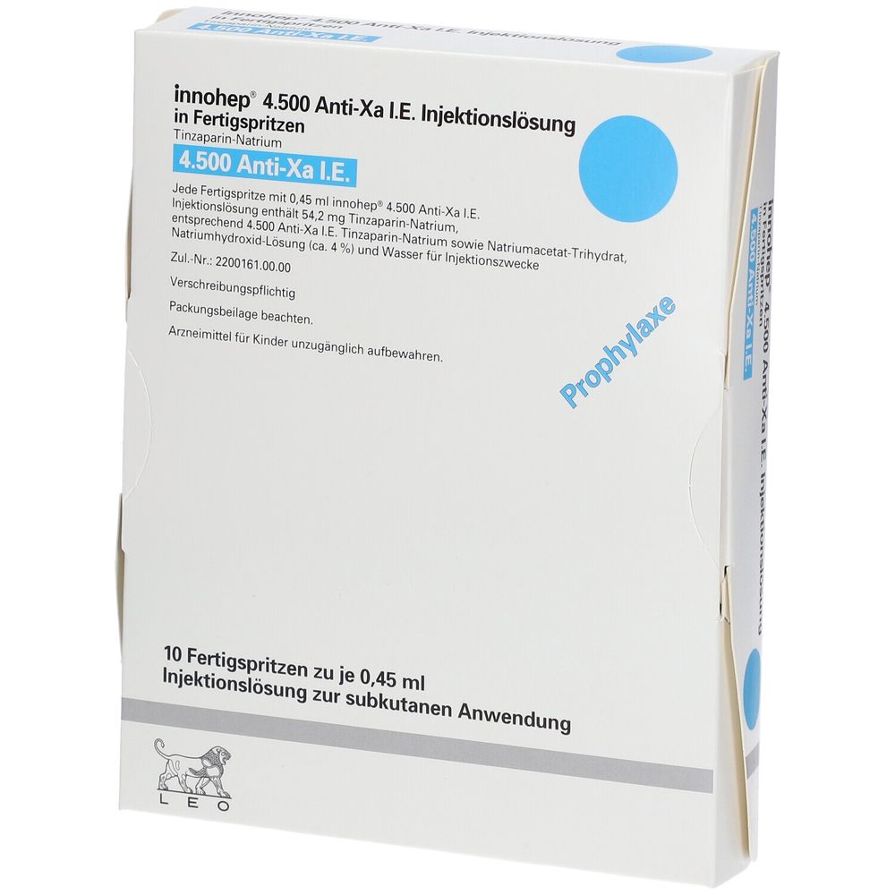 Innohep® 4.500 Anti-Xa I.E. 0,45 ml 10 St - shop-apotheke.com