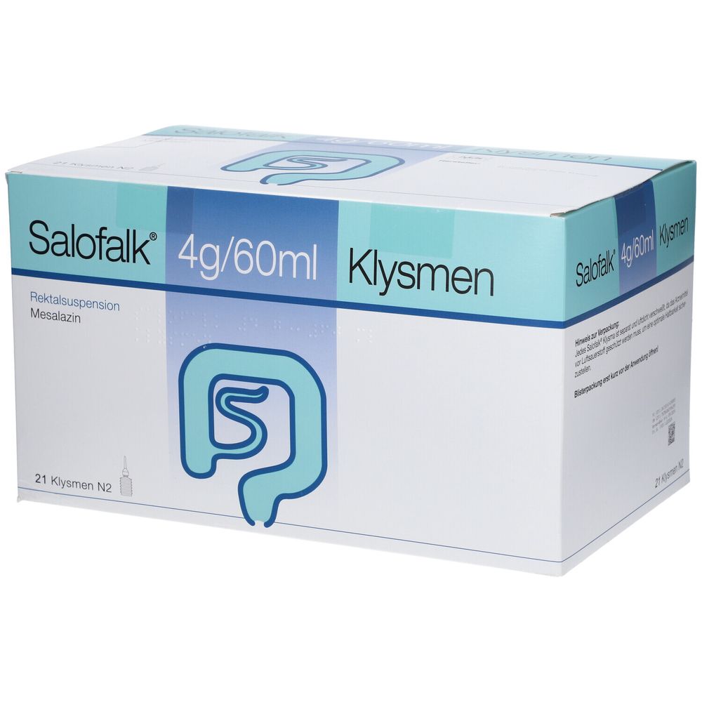 SALOFALK 4 g/60 ml Klysmen Rektalsuspension 21 St - shop-apotheke.com