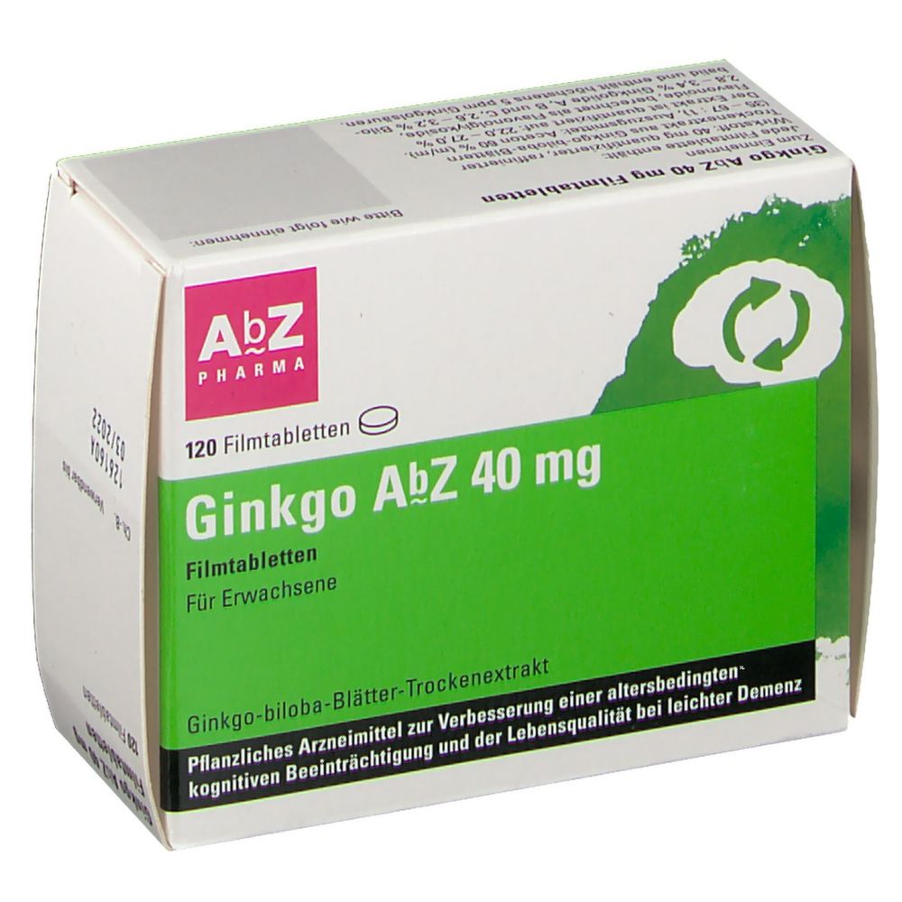 Ginkgo 40 mg AbZ 120 St - shop-apotheke.com