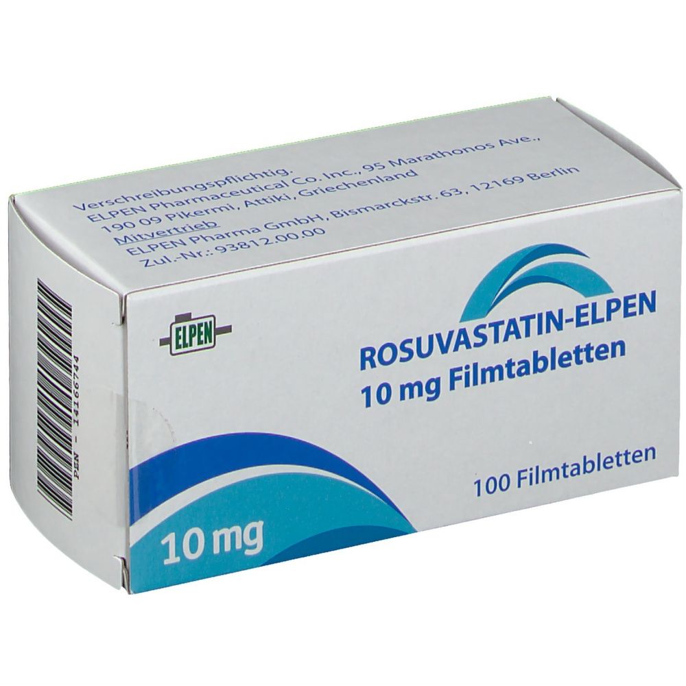 ROSUVASTATIN-ELPEN 10 mg 100 St - shop-apotheke.com