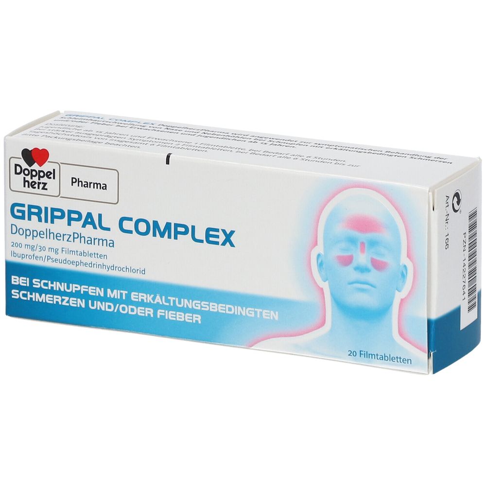 GRIPPAL COMPLEX DoppelherzPharma 20 St - shop-apotheke.com