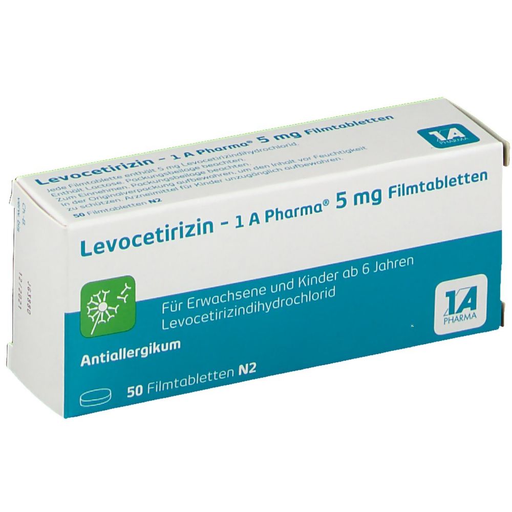 Levocetirizin - 1 A Pharma 50 St - shop-apotheke.com