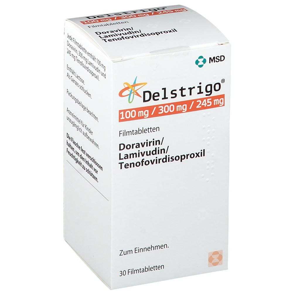 Delstrigo® 100 mg/300 mg/245 mg 30 St - shop-apotheke.com