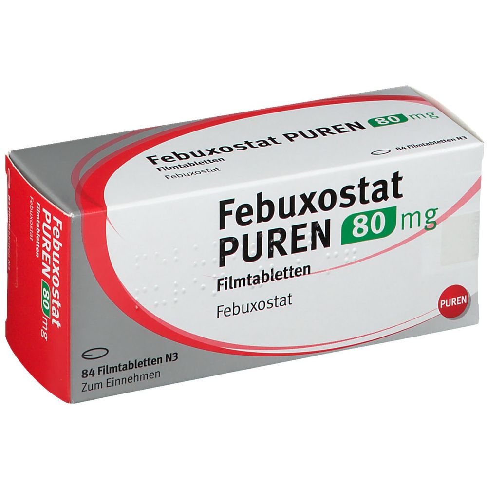 Febuxostat PUREN 80 mg 84 St - shop-apotheke.com