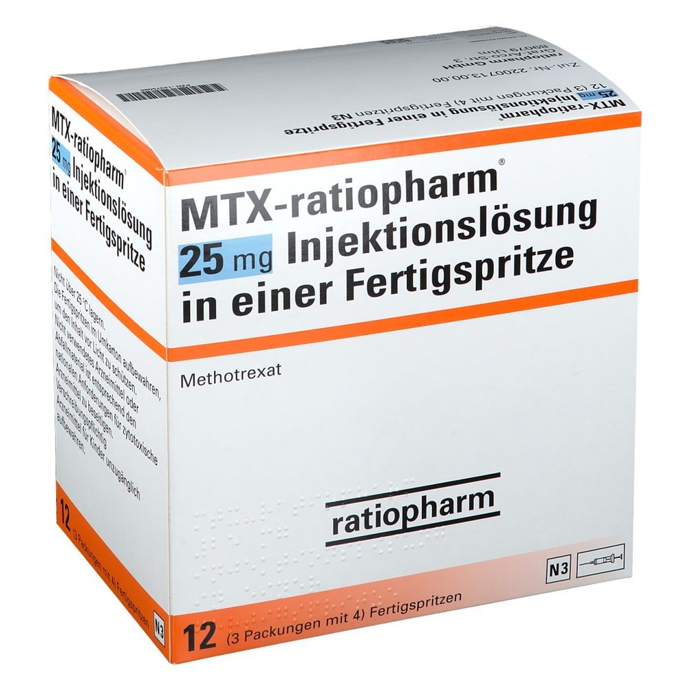 MTX-ratiopharm® 25 mg 12 St - shop-apotheke.com
