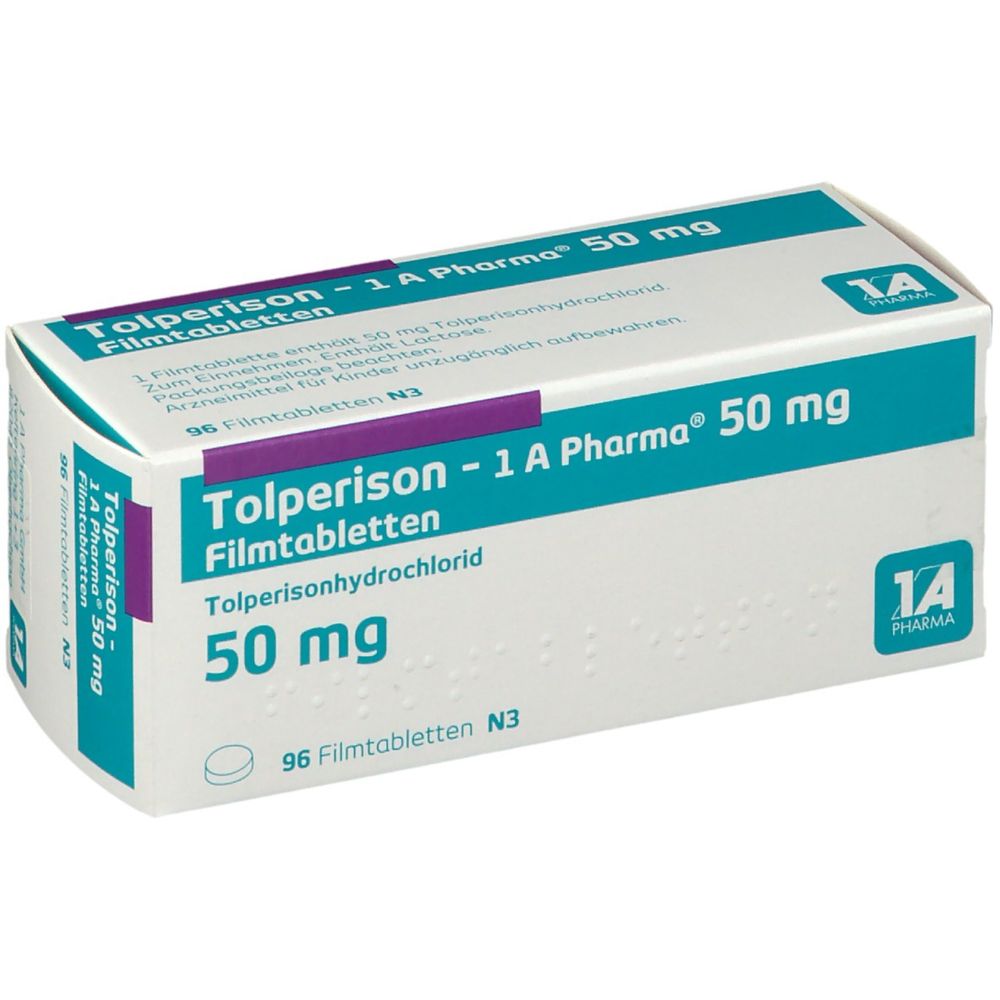 Tolperison - 1 A Pharma® 50 mg 96 St - shop-apotheke.com